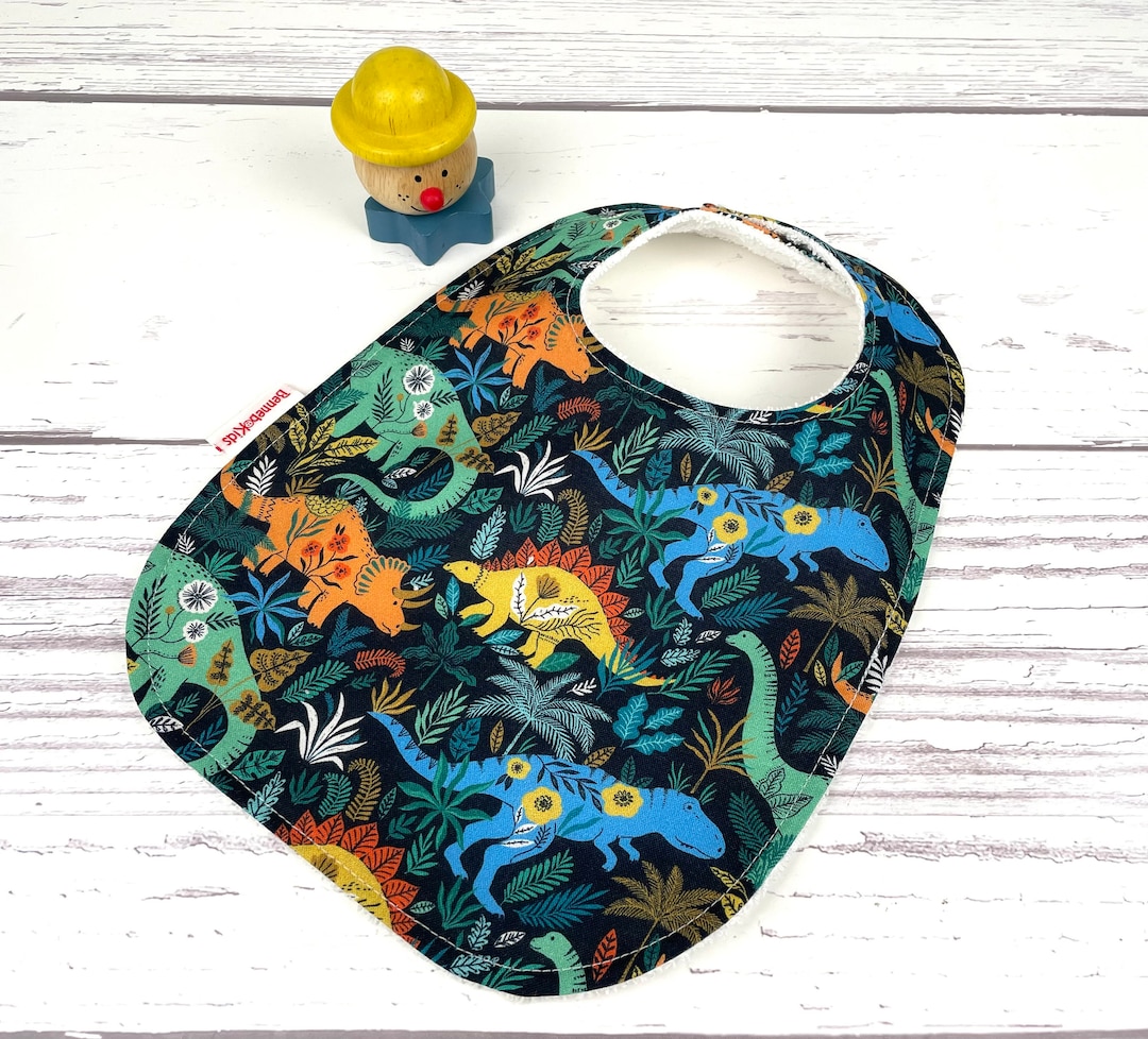 Dinosaur Baby Bib - Gender Neutral Baby Bib - Dino Lover - Girls Baby ...
