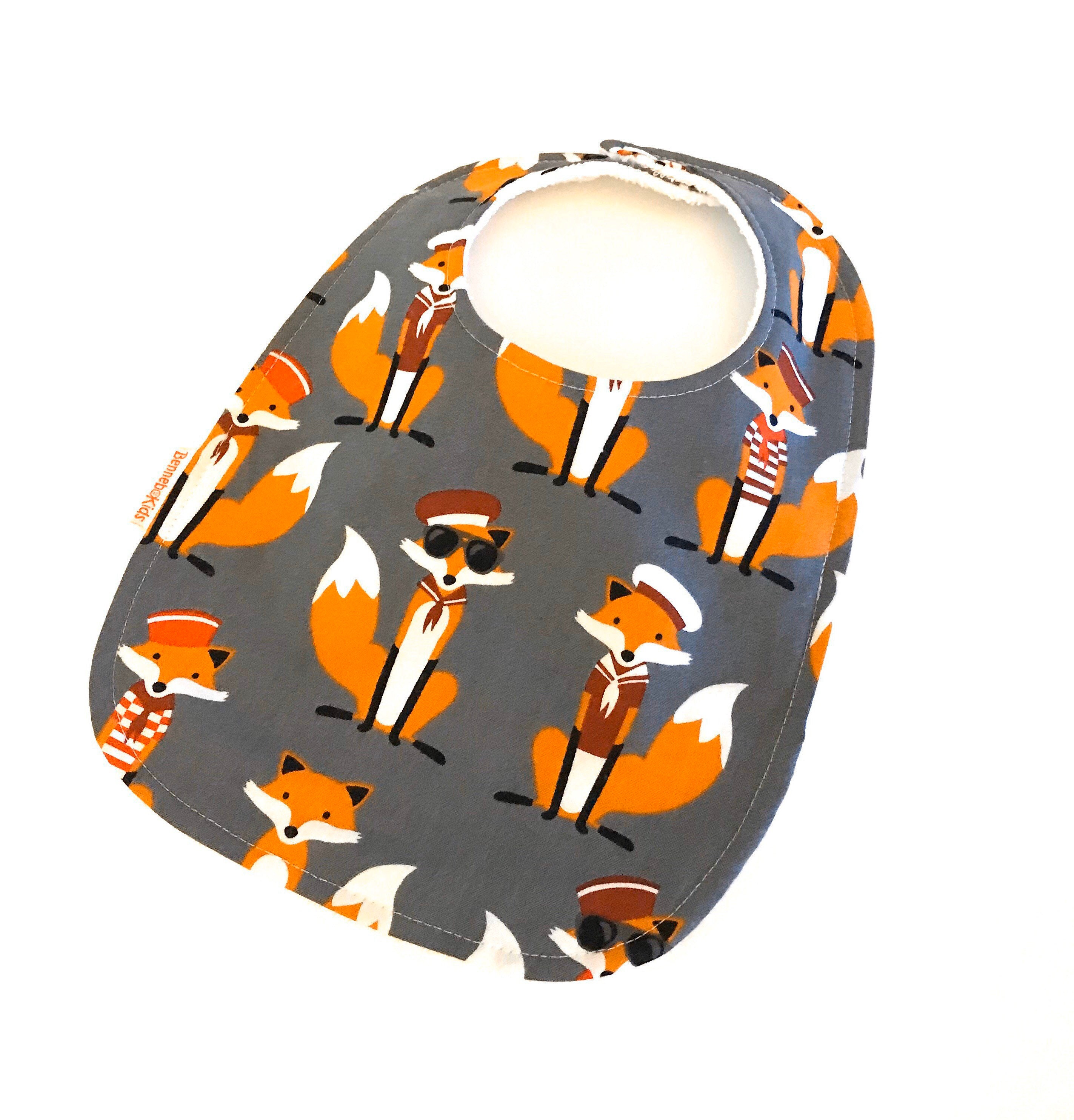 Fox baby Bib Newborn Bibs Bibs for Baby Boys Trendy Baby | Etsy