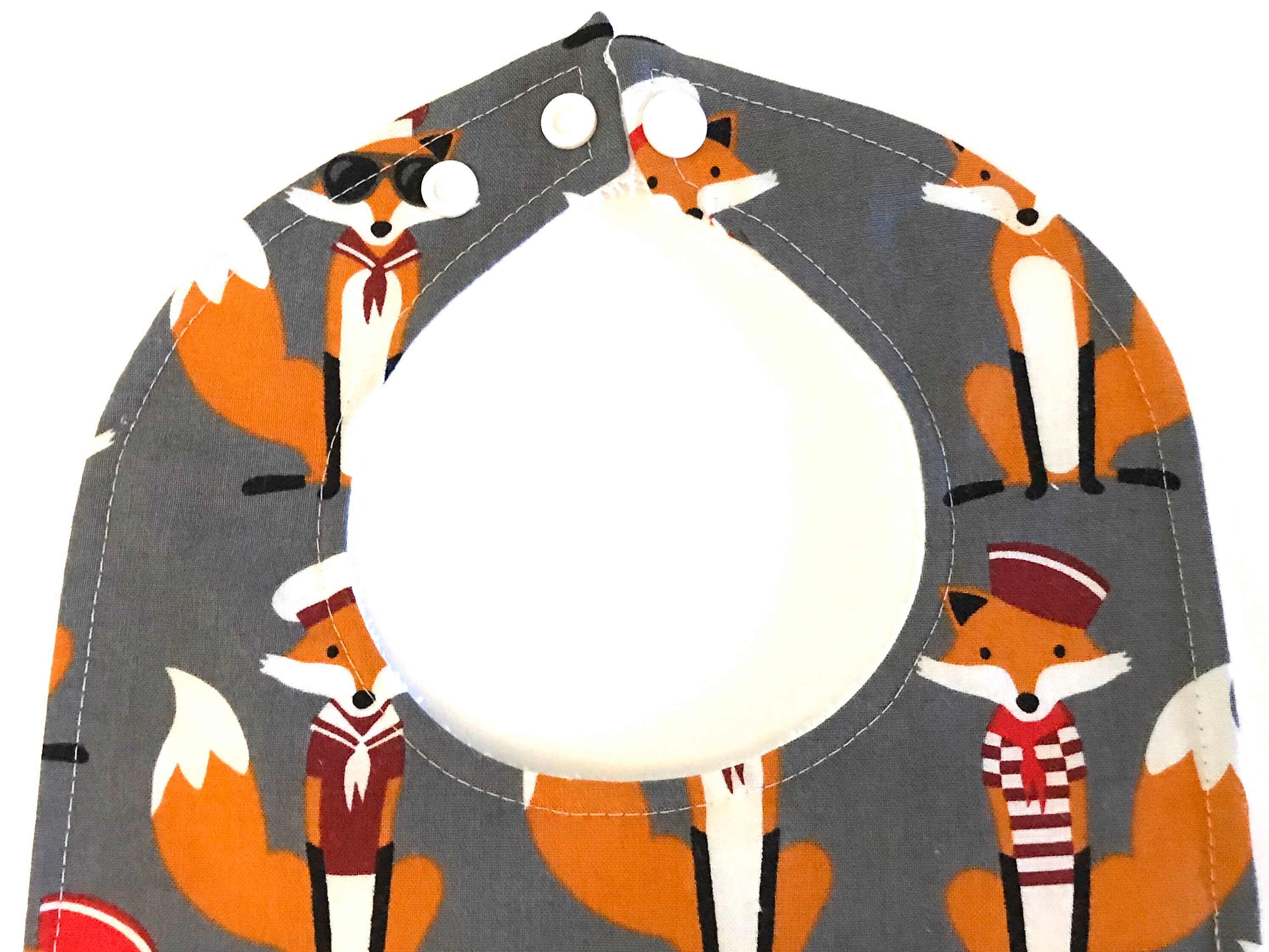 Fox baby Bib Newborn Bibs Bibs for Baby Boys Trendy Baby | Etsy