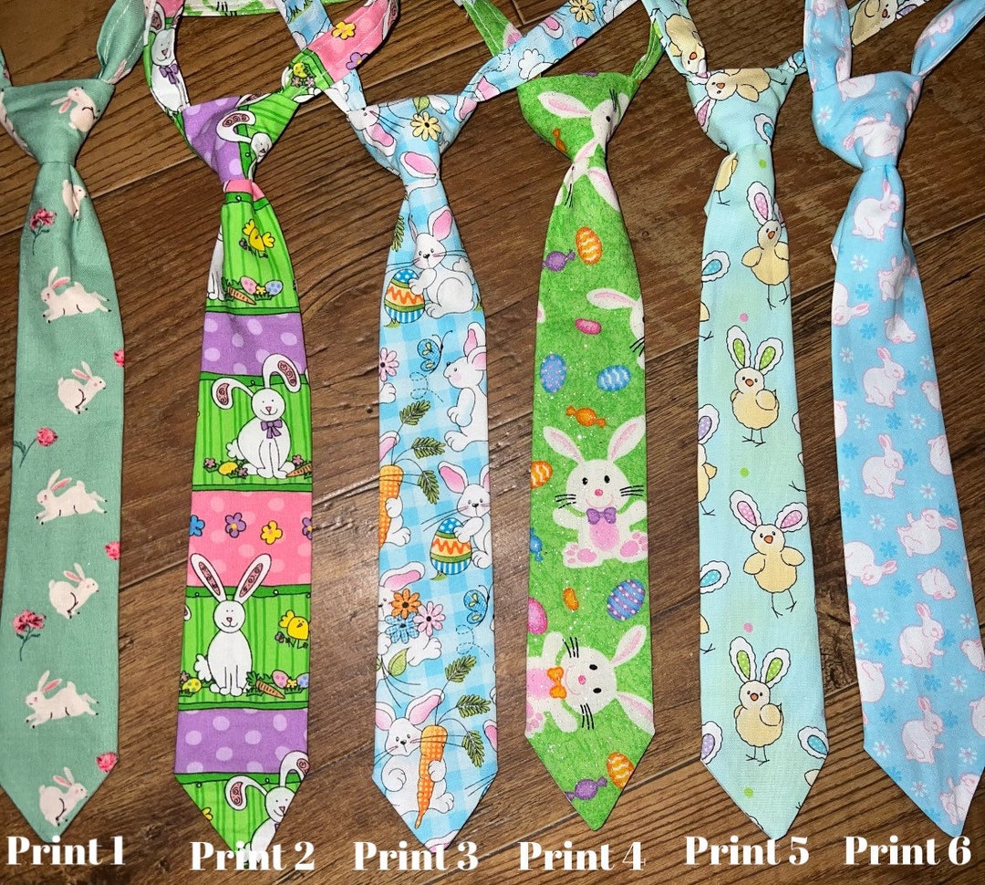 Easter Tie, Bunny Tie, Easter Print, Easter Egg Tie, Toddler Tie ...
