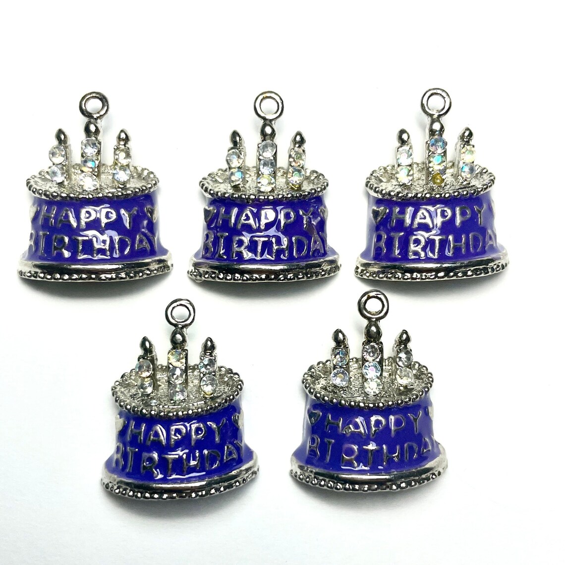 25 Pc. Set Birthday Charms, Birthday Cake Charms, Cupcake Charms, Wish ...