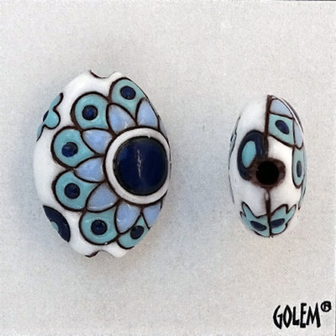 Flower Paisley Mandal, Golem Studio Beads, Medium, 1/pk - Etsy