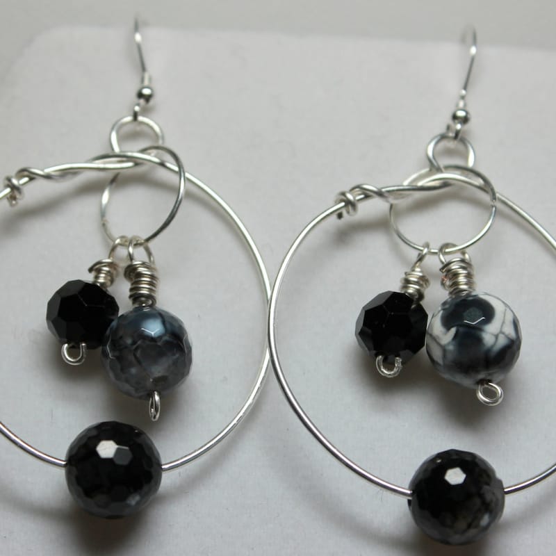 Wire Wrapped Hoops - Etsy