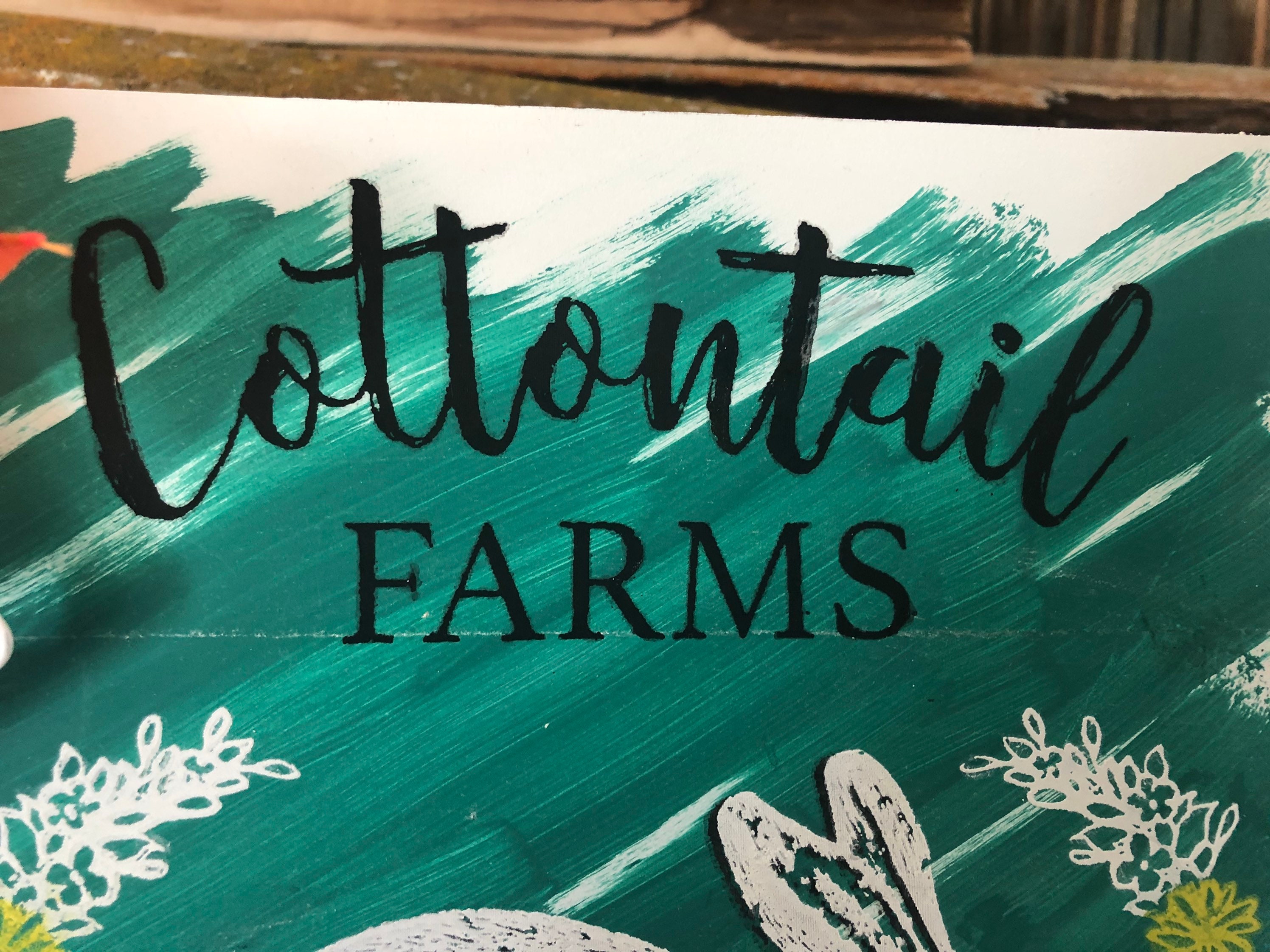 Cottontail Farms Sign - Etsy