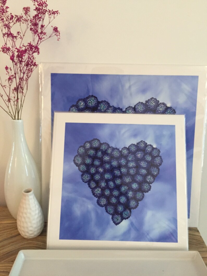 Blue Heart - Etsy