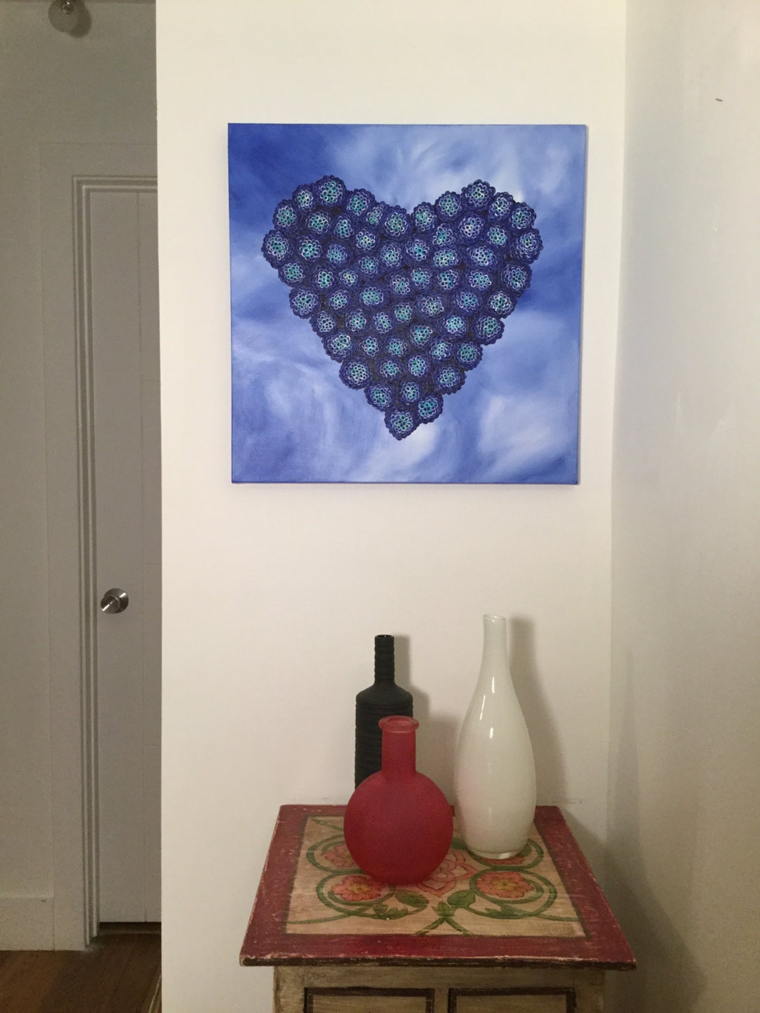 Blue Heart - Etsy