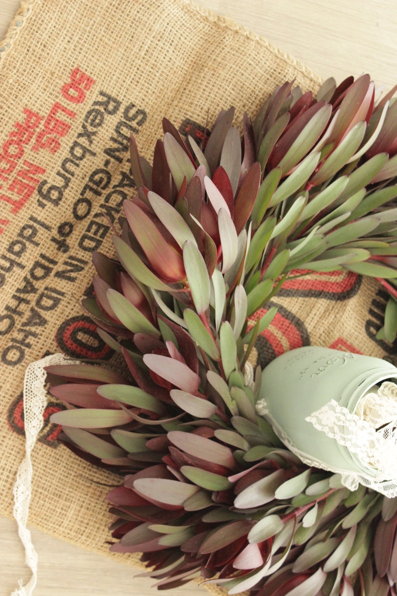 Fresh Handmade Safari Sunset Wreath Greenery Wreath - Etsy