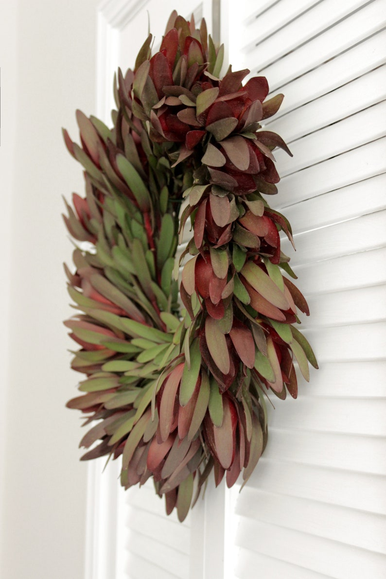 Fresh Handmade Safari Sunset Wreath- Greenery Wreath - 20" for Front ...