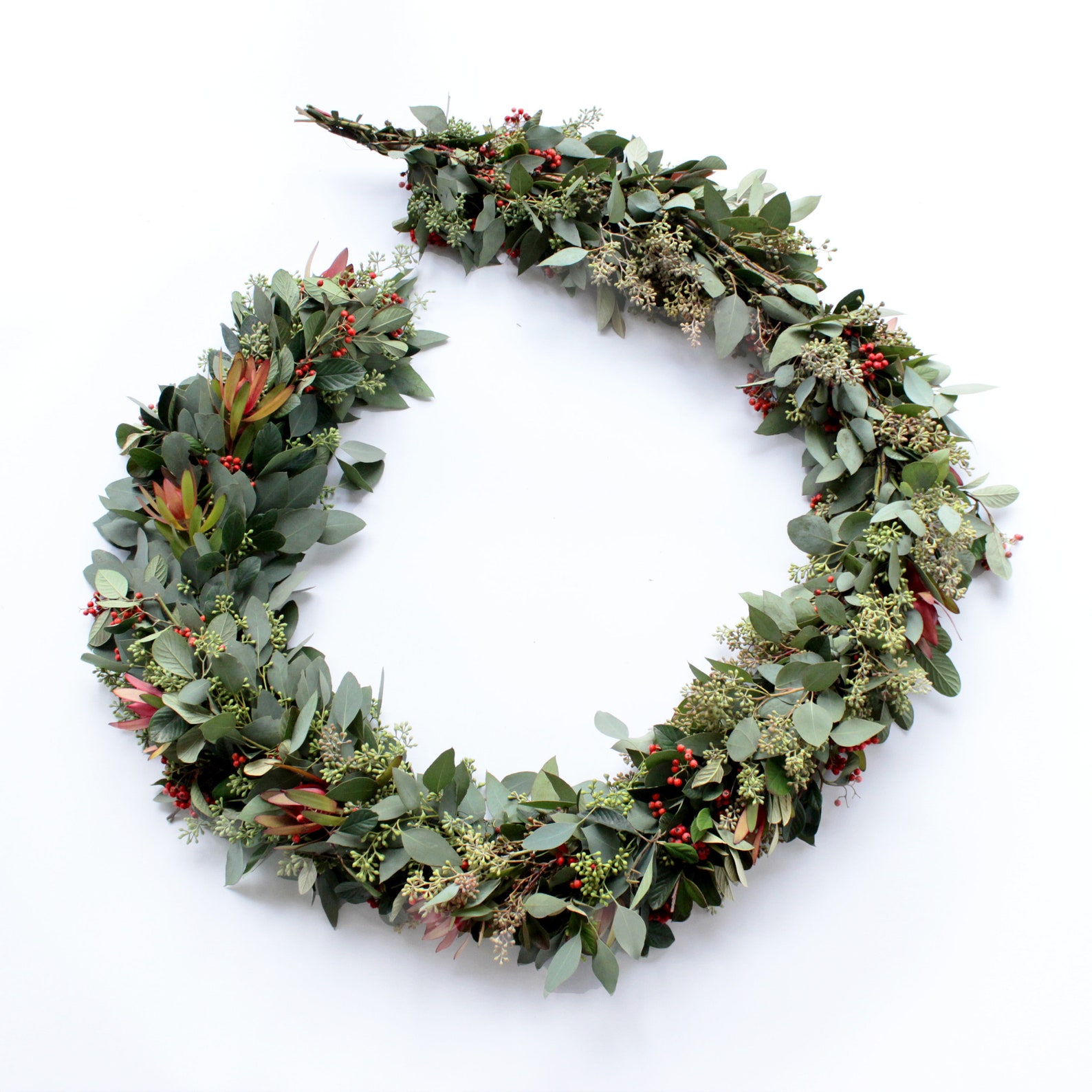 Handmade Fresh Premium Winter Garland for Wedding Home - Etsy