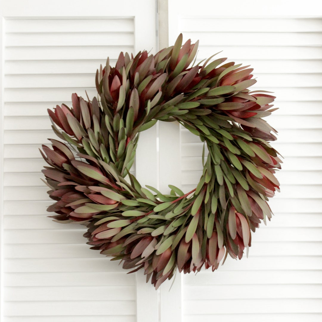 Fresh Handmade Safari Sunset Wreath- Greenery Wreath - 20" for Front ...