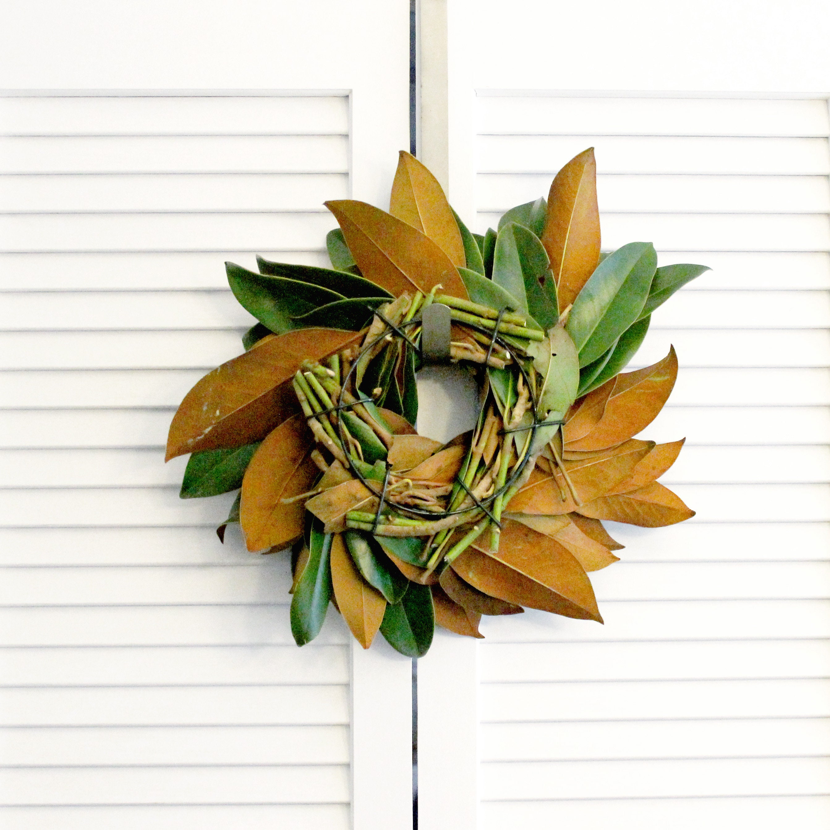 Fresh Handmade Wreath - Magnolia Branch Wreath - Greenery Wreath - 12 ...