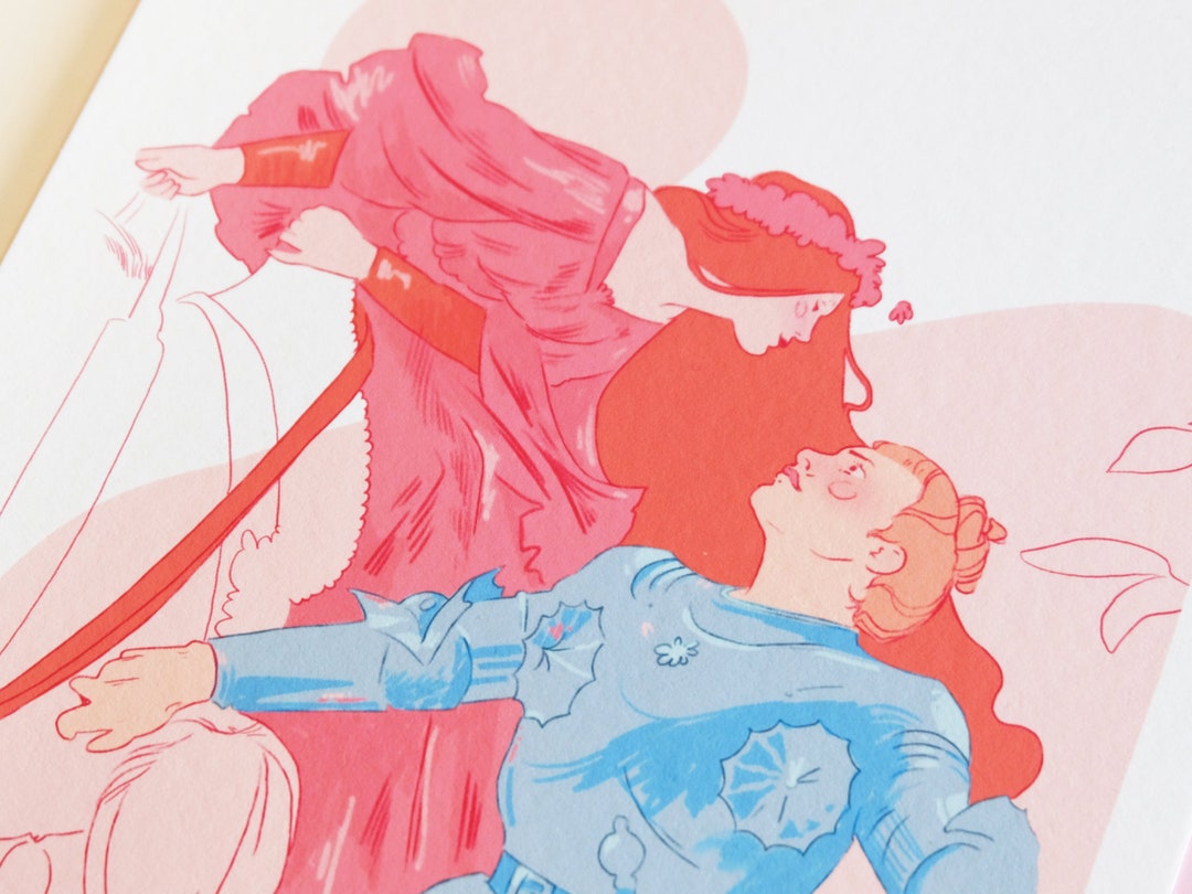 La Belle Dame Sans Merci - Famous Painting Print, Romantic Poster, Wall ...