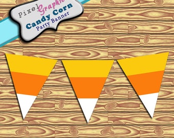 Candy Corn Banner - Etsy
