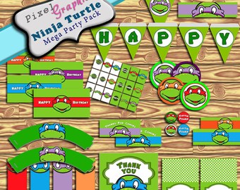 Ninja Turtle Thank | Etsy