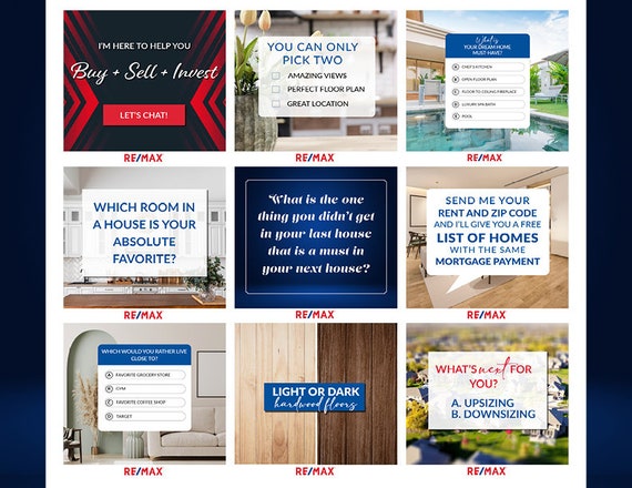 REMAX Social Post Bundle | Etsy