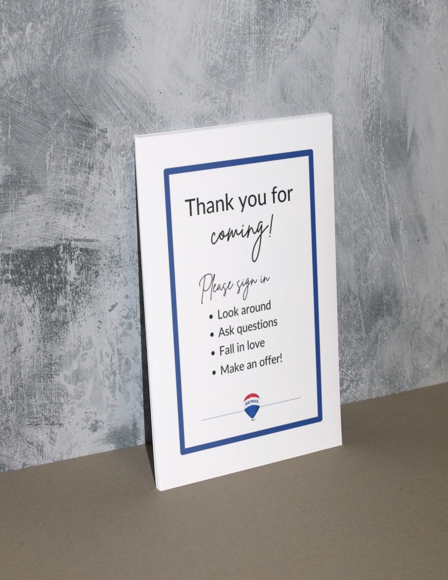 REMAX Branded Open House Kit Open House Real Estate Kit Open House ...