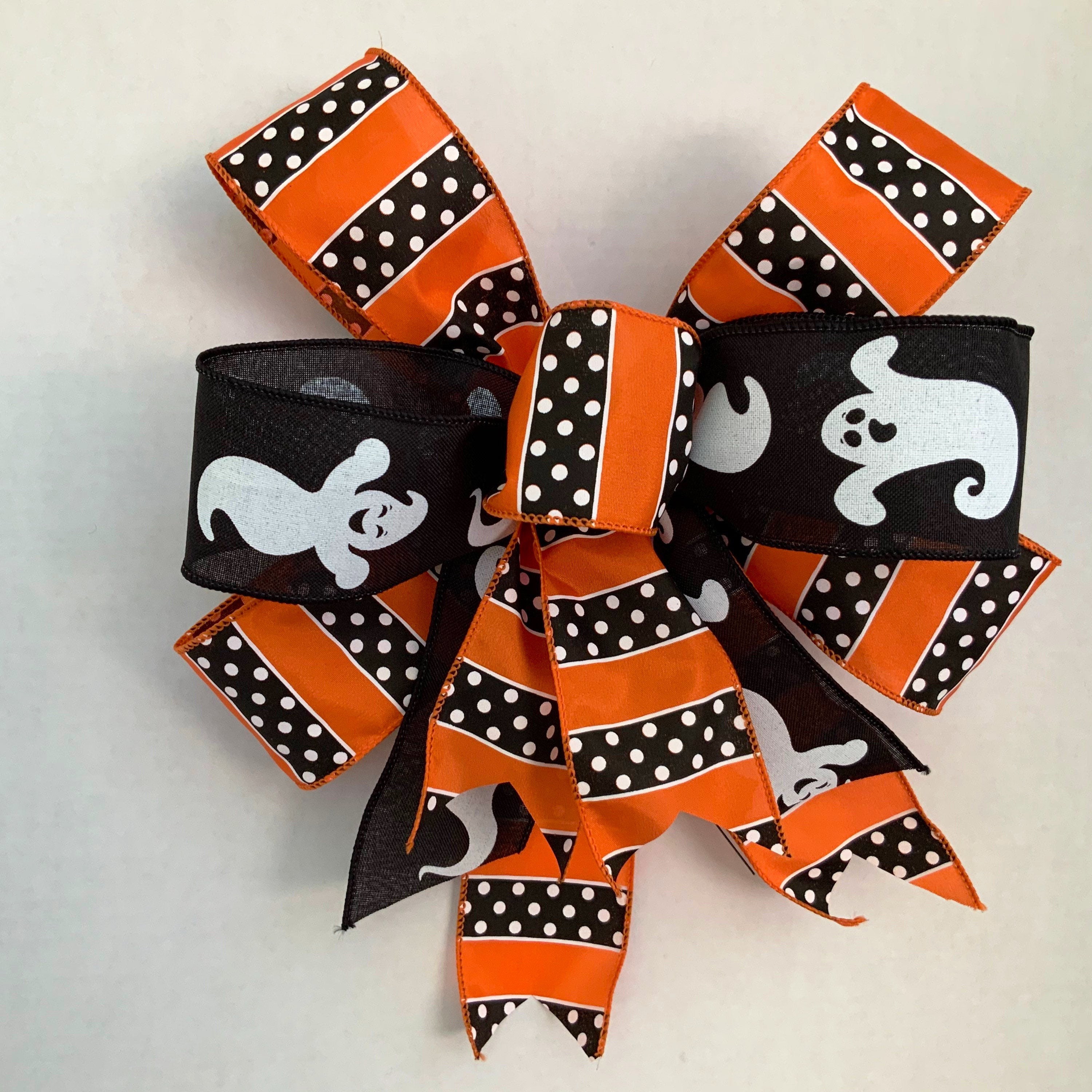 Halloween Decorative Bows Halloween Bow for Wreath or - Etsy.de