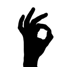 Ok hand sign | Etsy