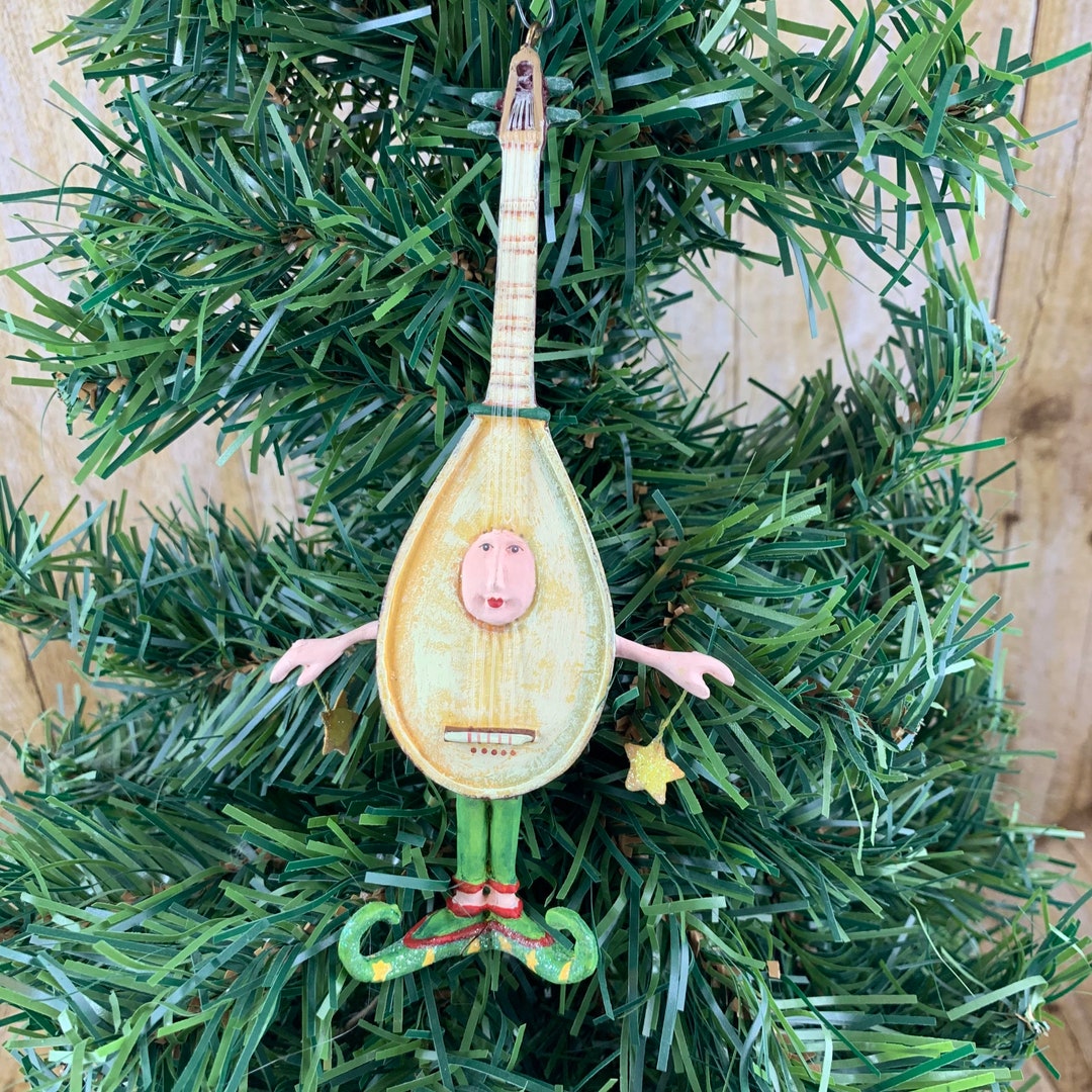 Krinkles Mandolin Lady Christmas Ornament Patience Brewster - Etsy