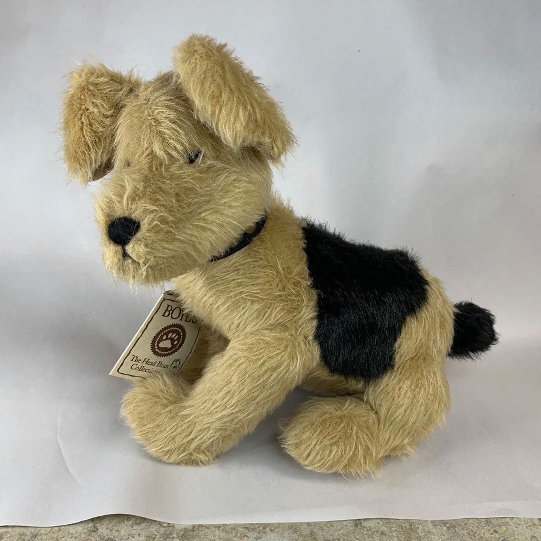 Boyds Bear Scout Sniff Dog Plush 10 Inch Jointed Weighted Head Bean ...