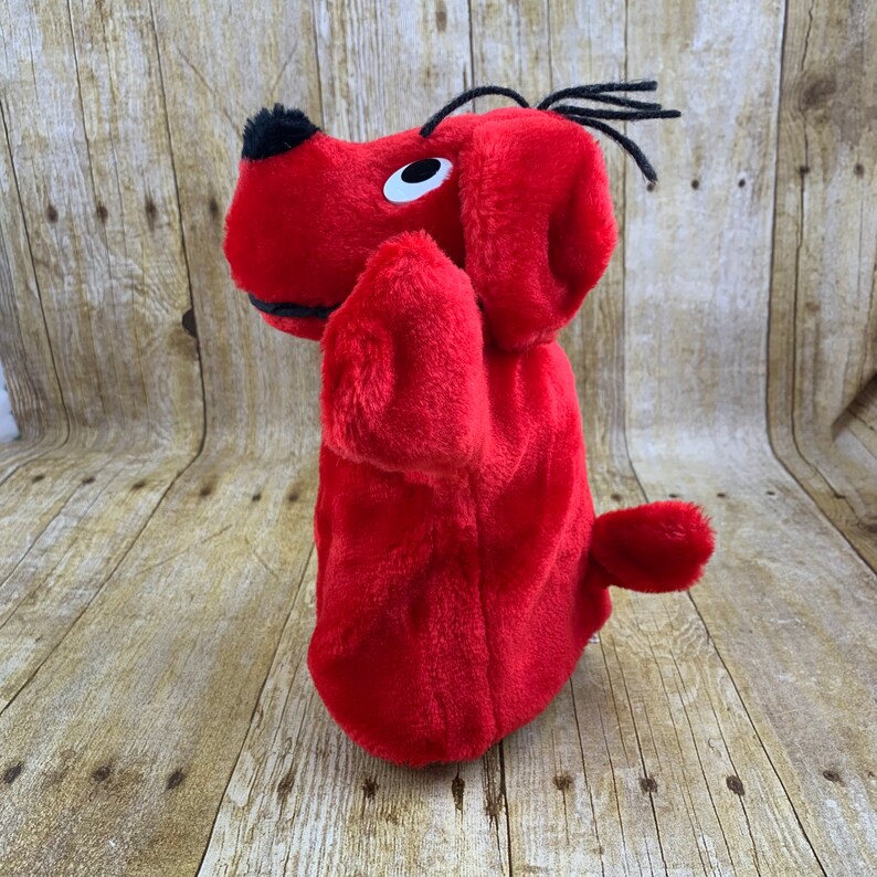 Clifford the Big Red Dog Plush Hand Puppet Vintage 90s 1995 - Etsy