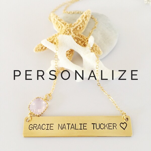 Gold Bar Nameplate - Etsy