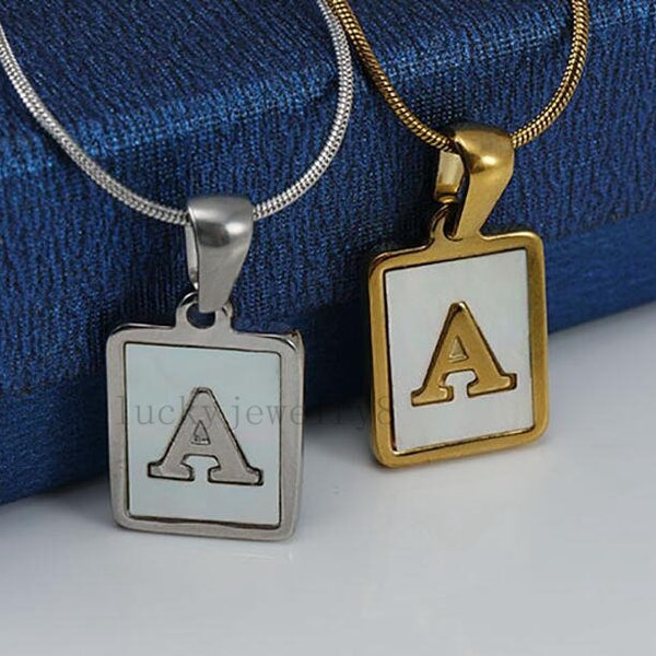 Letter Pendant - Etsy