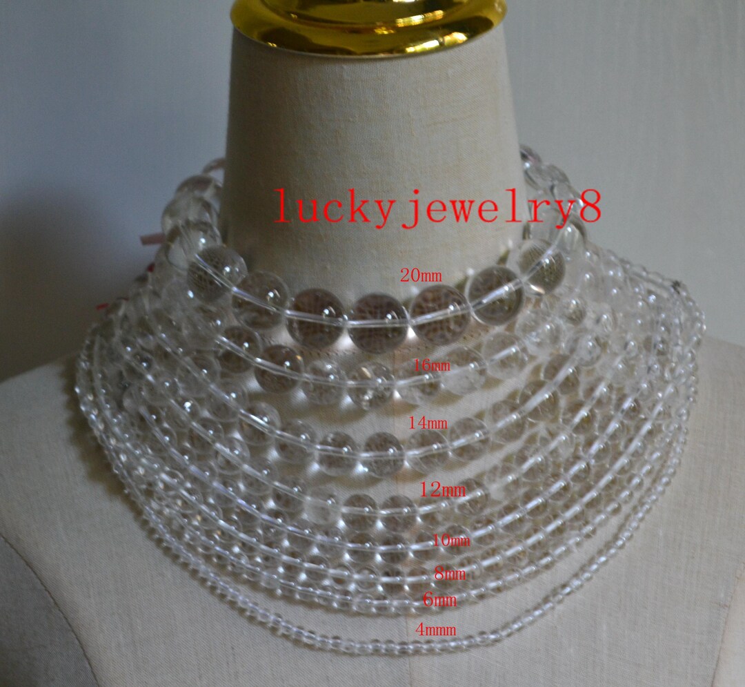 Natural Crystal Quartz Necklace,real Crystal Jewelry.gift for Her ...