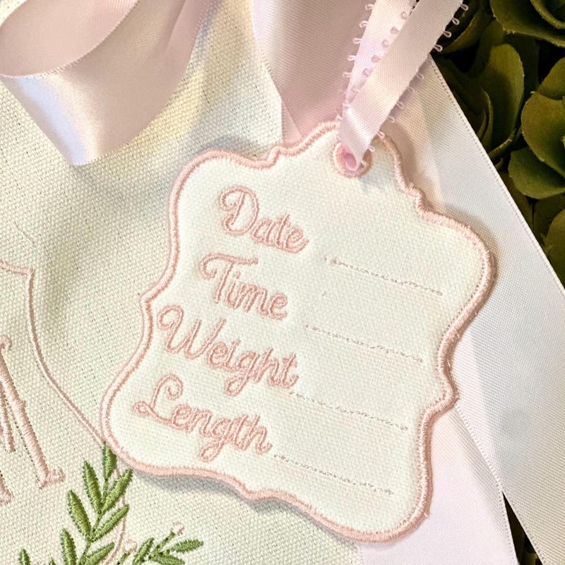 Square Birth Name Sign - Etsy