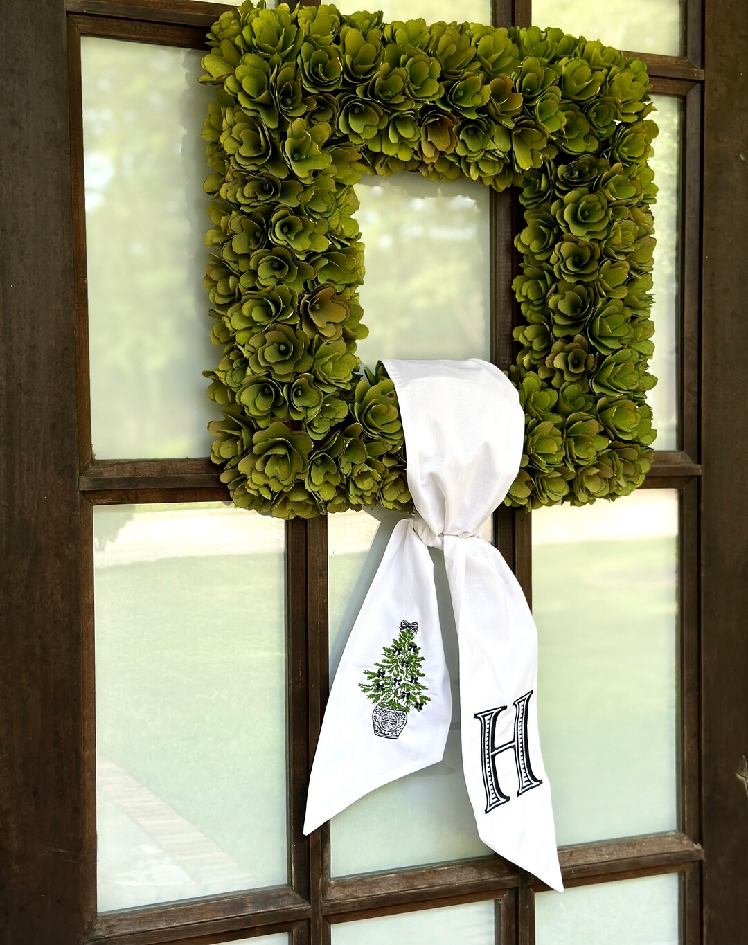 Custom Door Wreath Sashes - Etsy