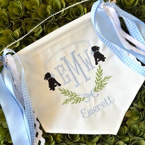 Custom Baby Banner With DOG Baby Banner, Welcome Banner, Hospital Door ...