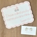 Embroidered Custom Baby Hospital Bassinet Name Card Announcement Tag ...