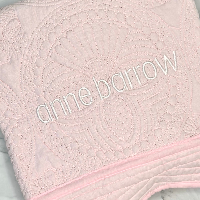 Monogrammed Quilt - Etsy
