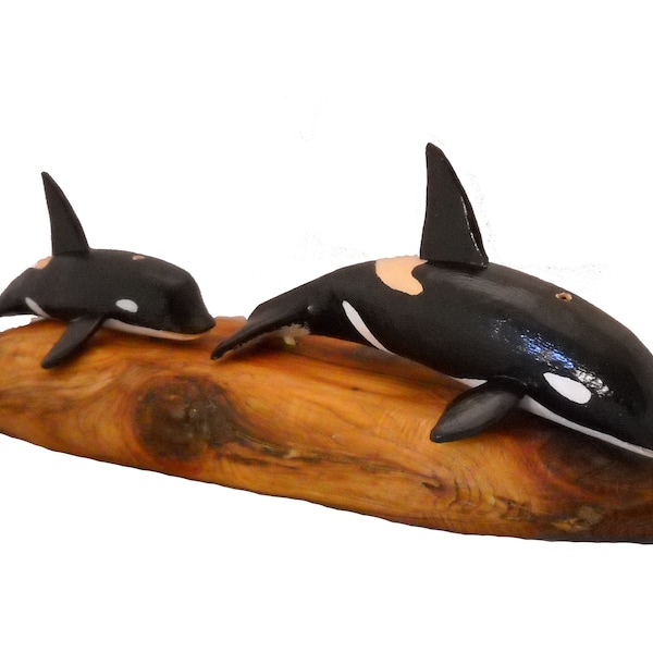 Orca Wood Carving - Etsy