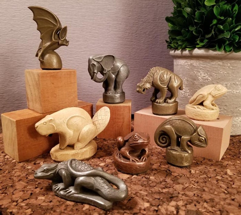 Sculpted Mini Elephant in Resin Cast Stone - Etsy