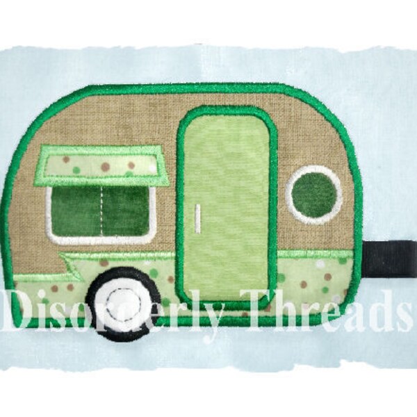 Camper Applique - Etsy