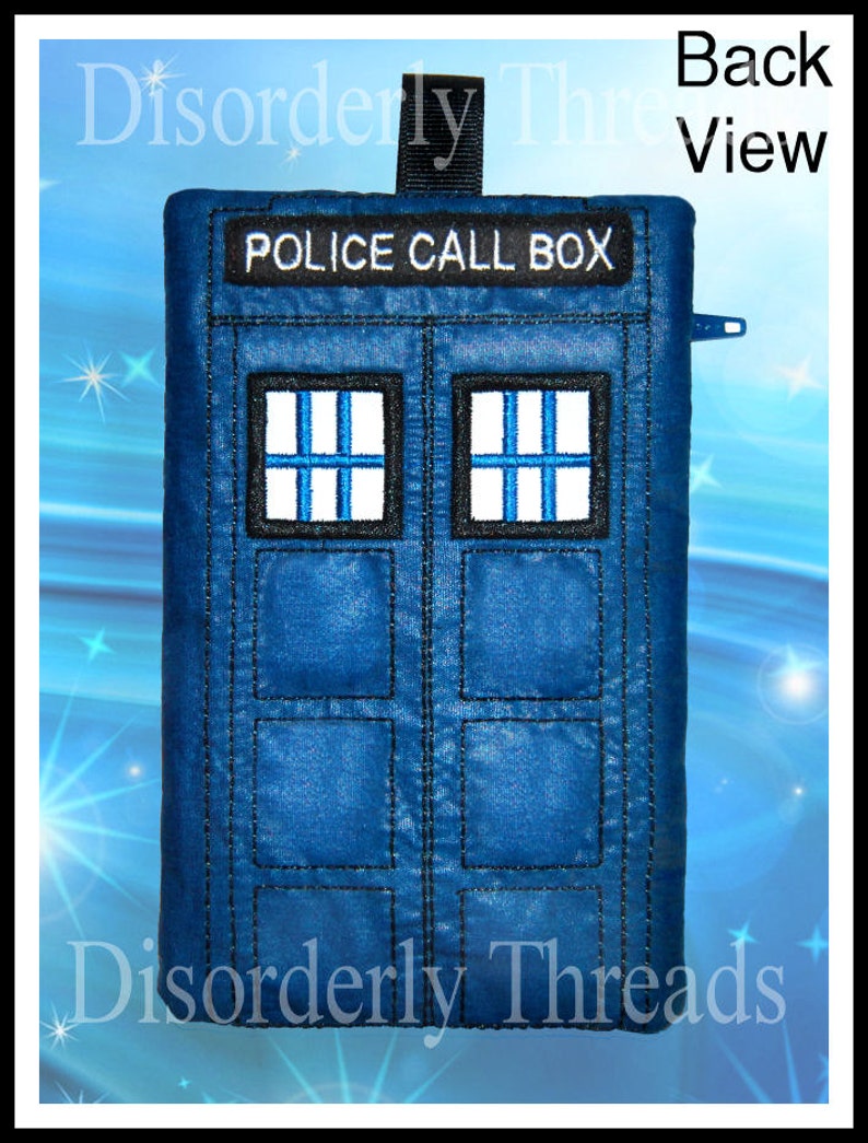 Police Call Box Zippered Bag Front & Back 5x7 xxx vip | Etsy
