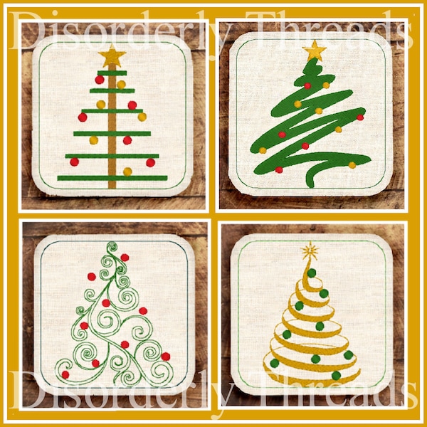 Christmas Coasters - Etsy