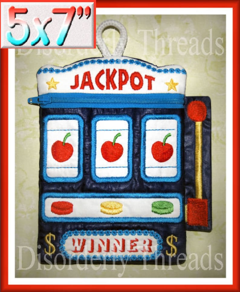 Slot Machine Zippered Bag 5x7 xxx Vip Pes Jef Hus Exp - Etsy