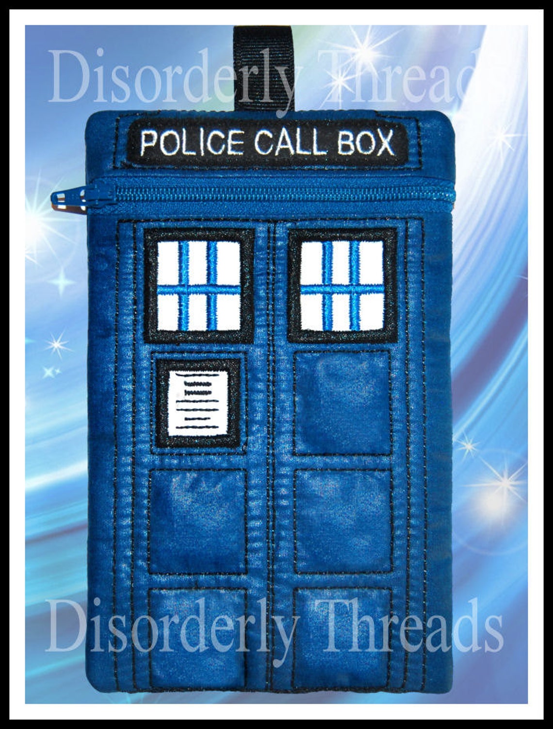 Police Call Box Zippered Bag Front & Back 5x7 xxx Vip - Etsy