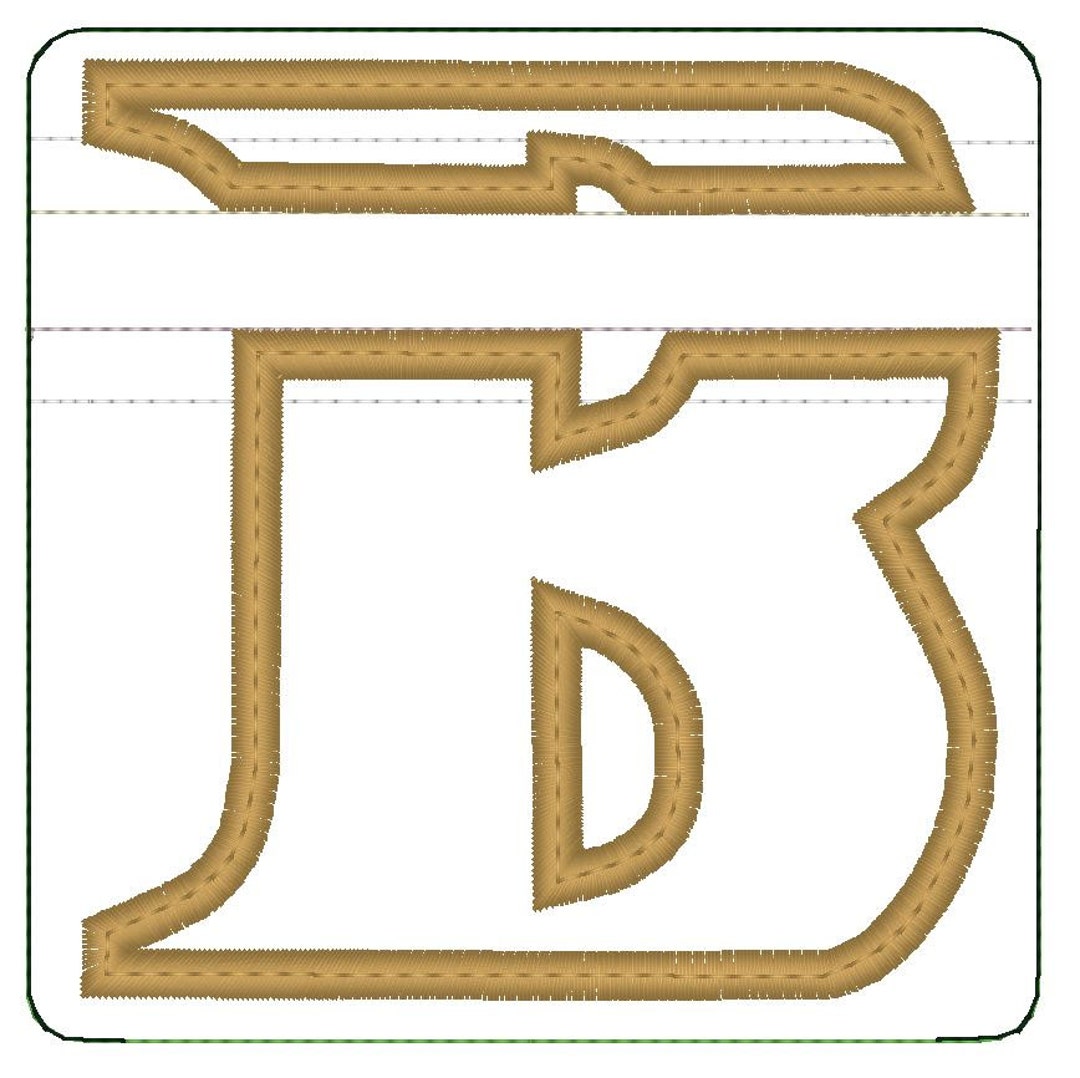 Alphabet Letter B Zippered Bag! 4x4" **xxx Vip Pes Jef Hus Exp Dst ...