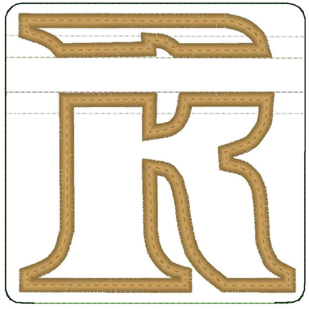 Alphabet Letter R Zippered Bag! 4x4" **xxx Vip Pes Jef Hus Exp Dst ...