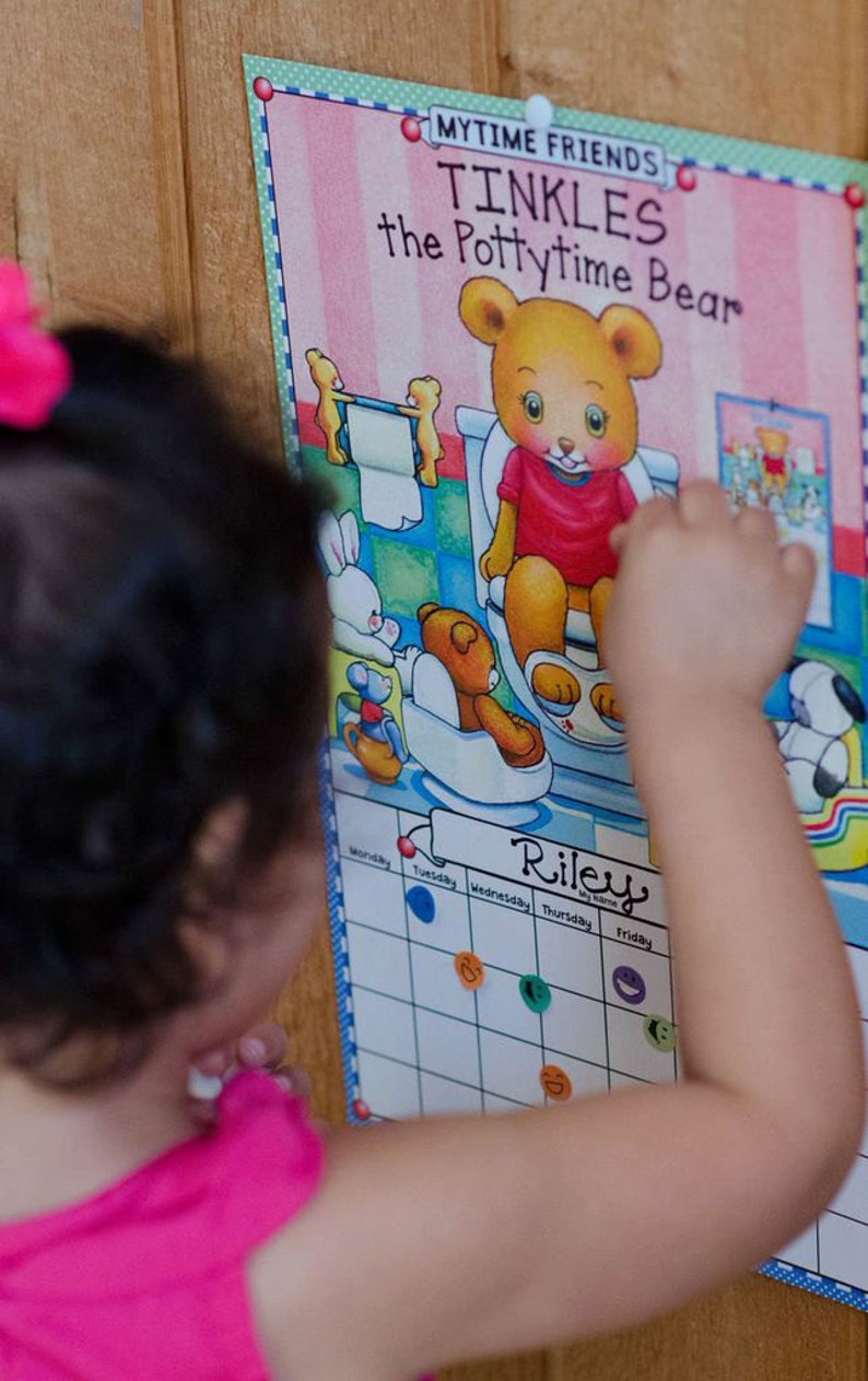 Tinkles the Pottytime Bear, Potty Training Chart (chart Only) - Etsy