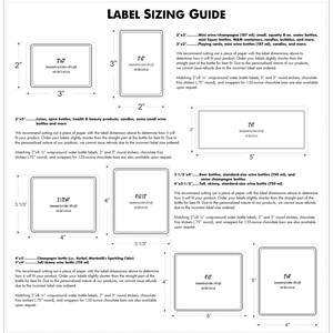 Personalized Wedding Bottle Labels for Champagne, Wine, or Mini-liquor ...