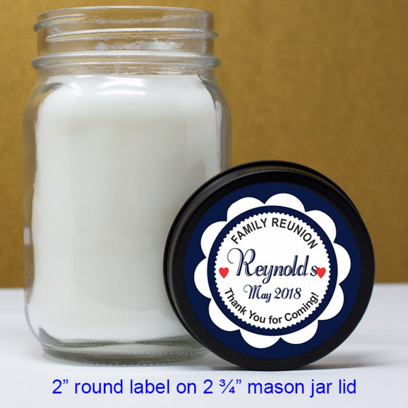 Family Reunion Labels, Family Reunion, 2" Stickers, 3" Stickers, Mason ...