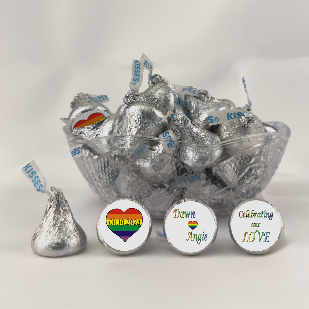 Personalized Love is Love Gay Wedding Favors - Custom Chocolate Candy ...