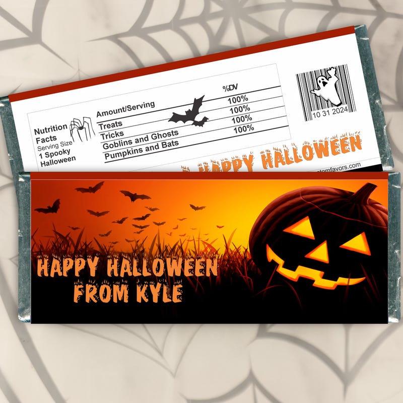 Candy Wrapper Halloween - Etsy