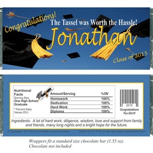 Personalized Graduation Party Favors, Graduation Party Ideas, High ...