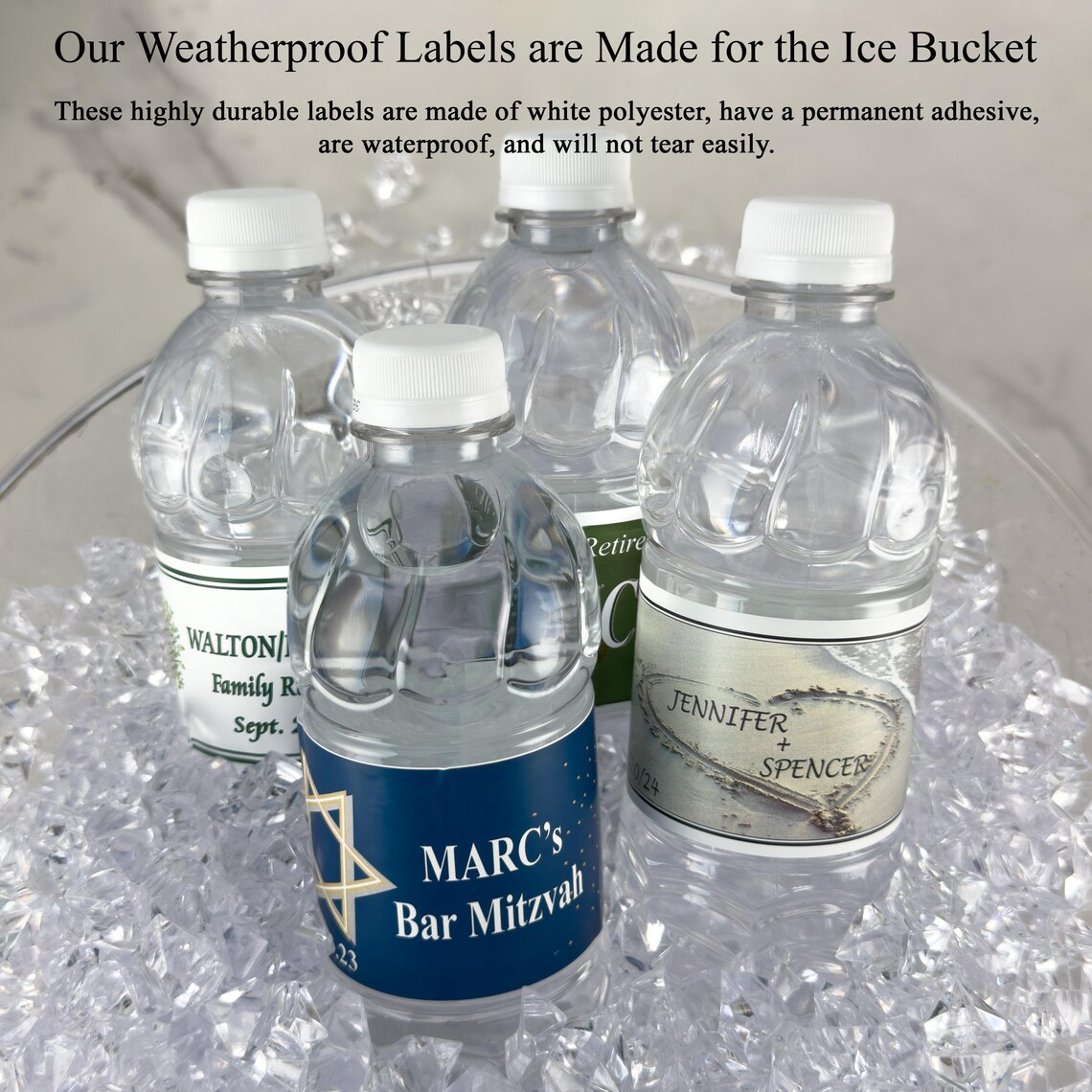 Personalized Holy Communion Water Bottle Labels: Waterproof Religious ...