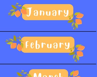 Printable Library Rules Poster Books Wall Decor Modern Colorful ...